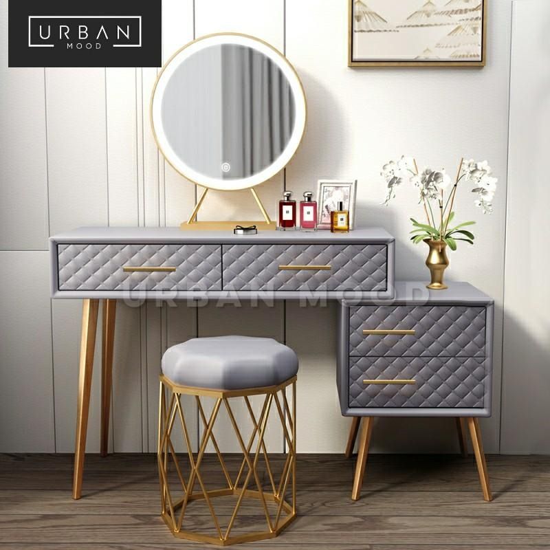 ELSA Modern Vanity Table Set, Furniture & Home Living, Furniture ...