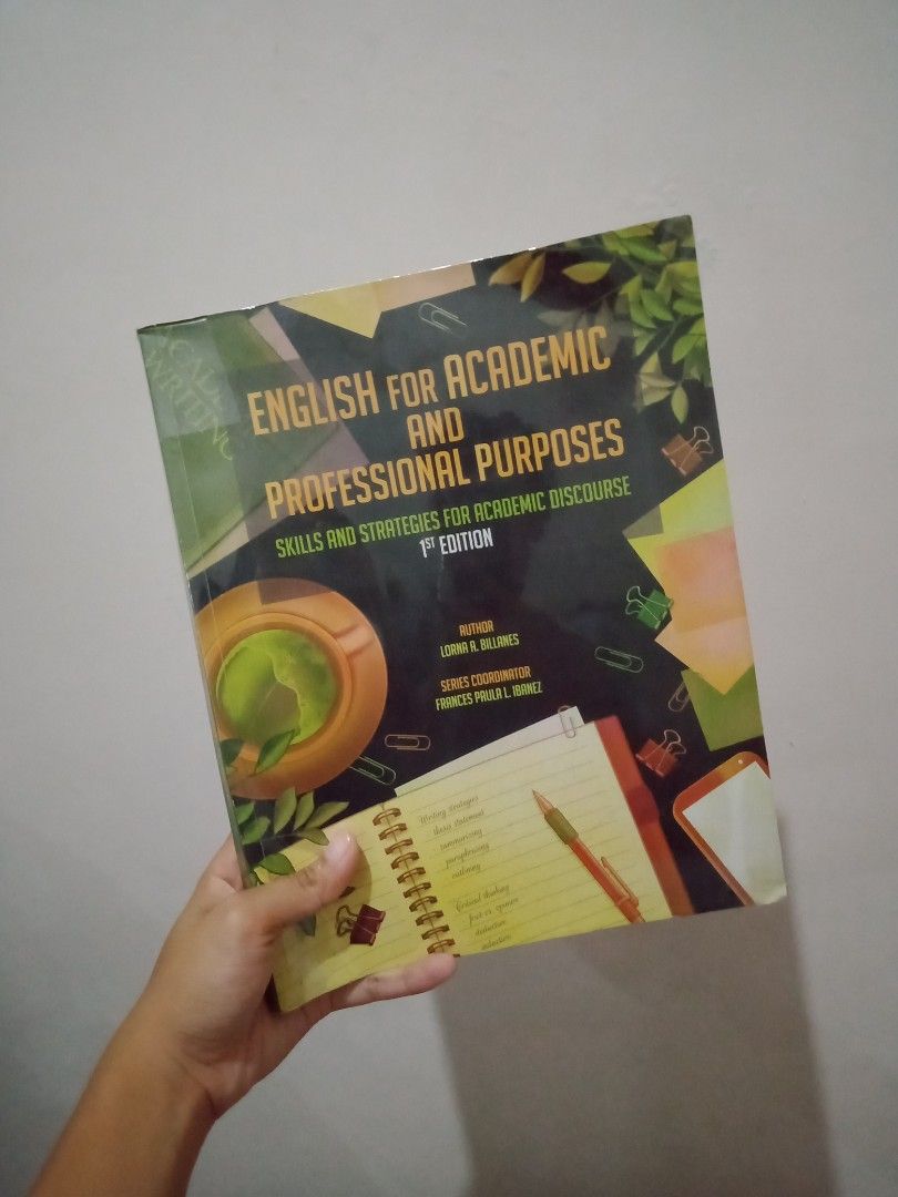 English for Academic and Professional Purposes (EAPP) 1st Edition ...
