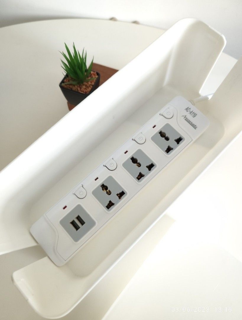 Extension Socket Organiser Boxes (Free), Furniture & Home Living, Home ...