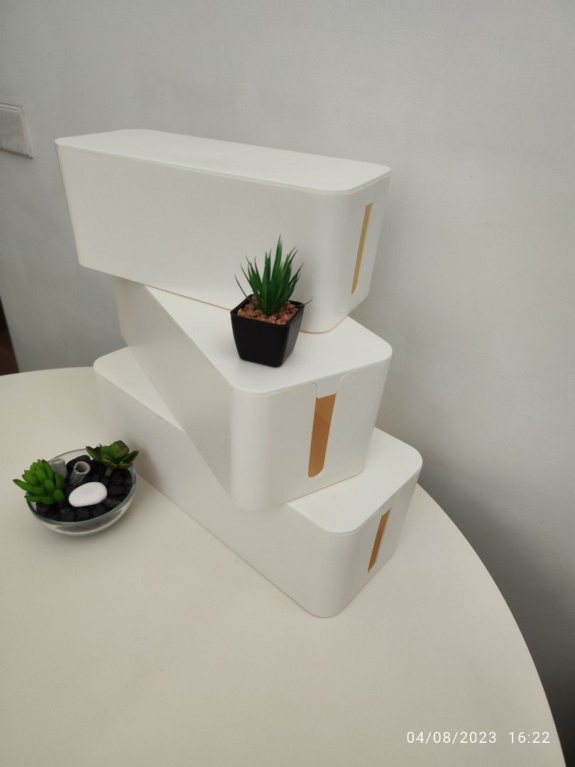 Extension Socket Organiser Boxes (Free), Furniture & Home Living, Home ...