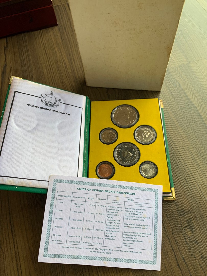 F179 - Brunei 1990 Specimen Coins Set, Hobbies & Toys, Memorabilia ...