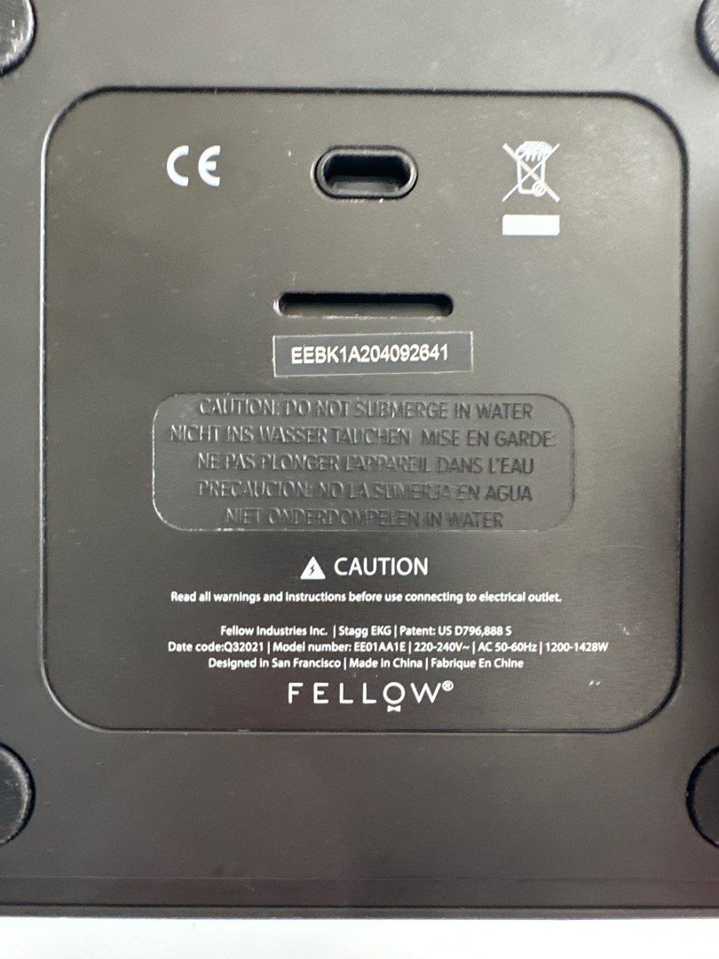 Fellow Stagg EKG Replacement Kettle - Electric Base does NOT work, TV ...