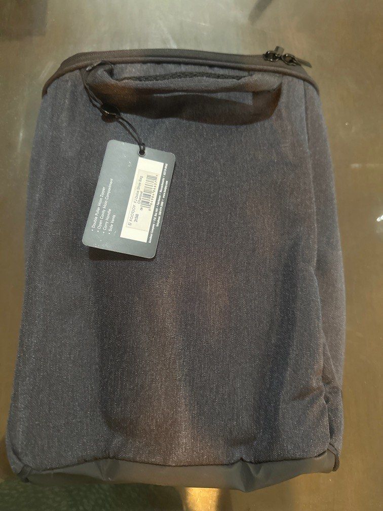 FJ FootJoy delux shoe bag charcoal new, Men's Fashion, Bags, Belt bags ...