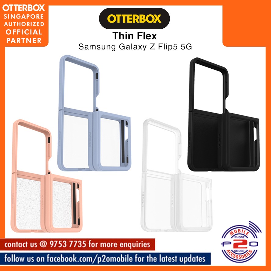 [Flip 5] Otterbox Thin Flex for Samsung Galaxy Z Flip5 5G, Mobile ...