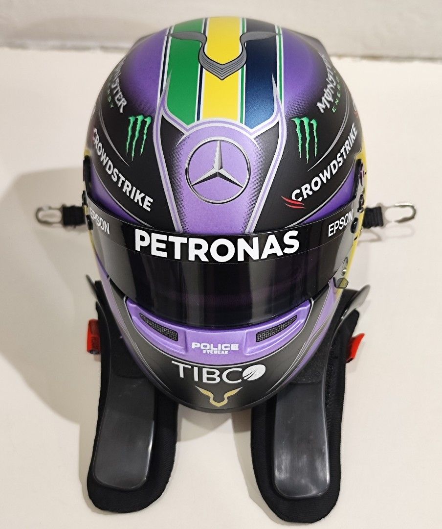 Formula 1 F1 Mini Helmet Hans III 1:2 Half Scale Hans Device, Hobbies ...