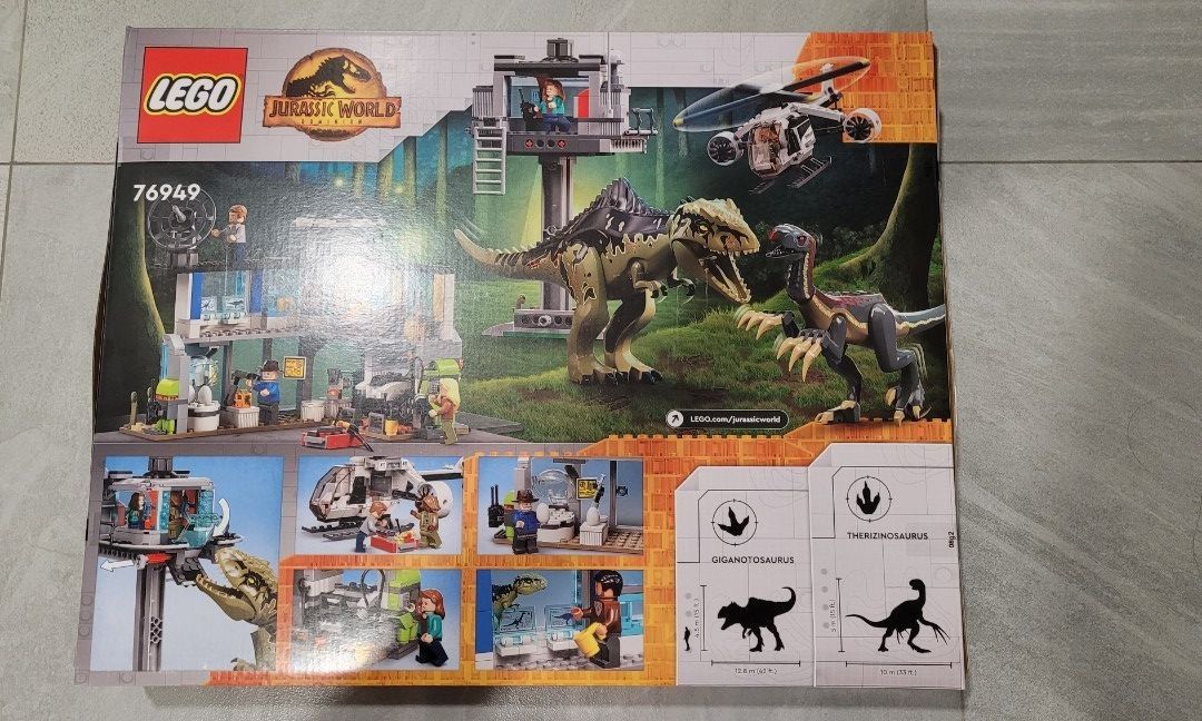 (FREE DELIVERY) Lego 76949 Jurassic World Giganotosaurus ...