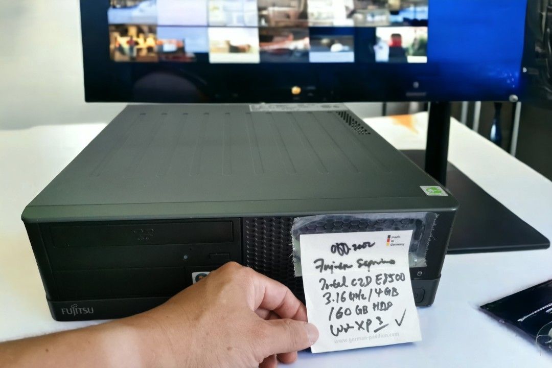 Fujitsu Esprimo Desktop Computer Intel Windows XP Serial Port Working ...