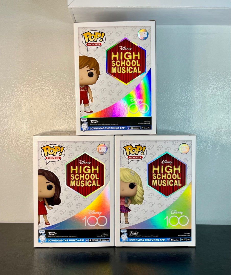 Funko Pop Disney High School Musical Movie “Gabriella, Sharpay and Troy ...