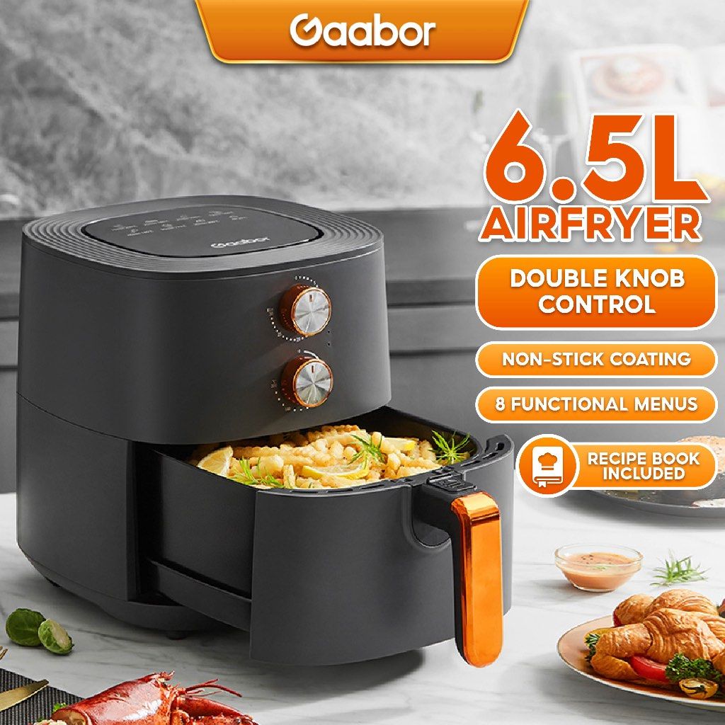 Gaabor 6.5L Air Fryer Stainless Steel Electric Oven, TV & Home ...