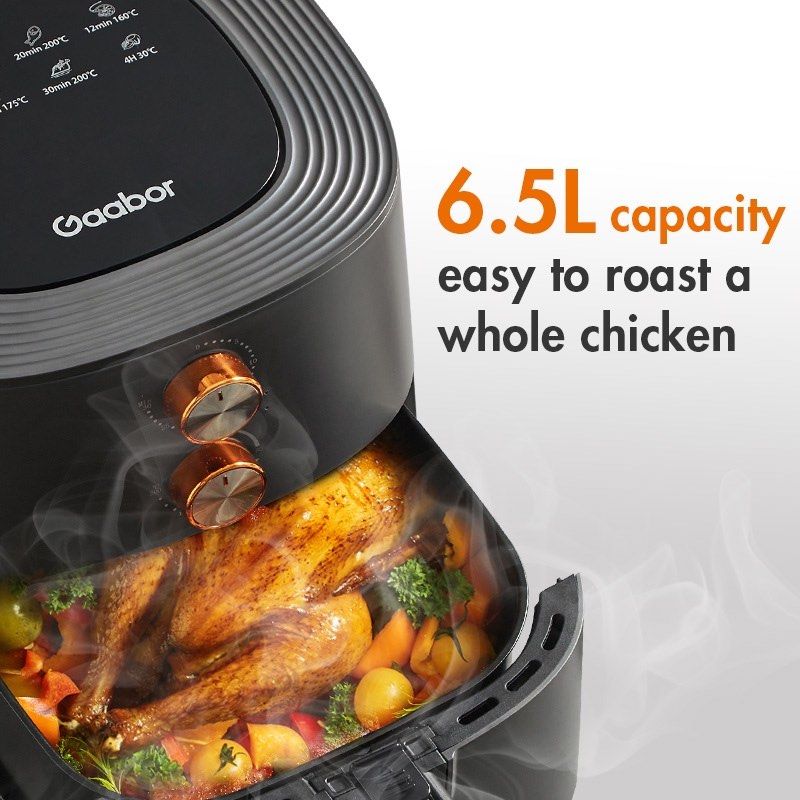 Gaabor 6.5L Air Fryer Stainless Steel Electric Oven, TV & Home ...