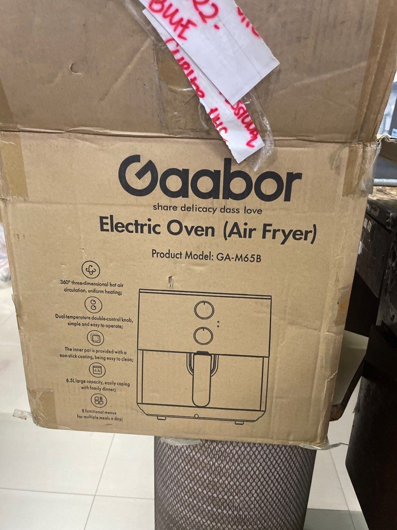 Gaabor 6.5L Air Fryer Stainless Steel Electric Oven, TV & Home ...