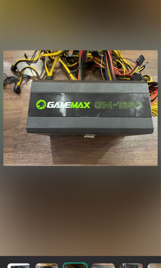 GAMEMAX power supply 1650W, Computers & Tech, Parts & Accessories, Computer Parts on Carousell