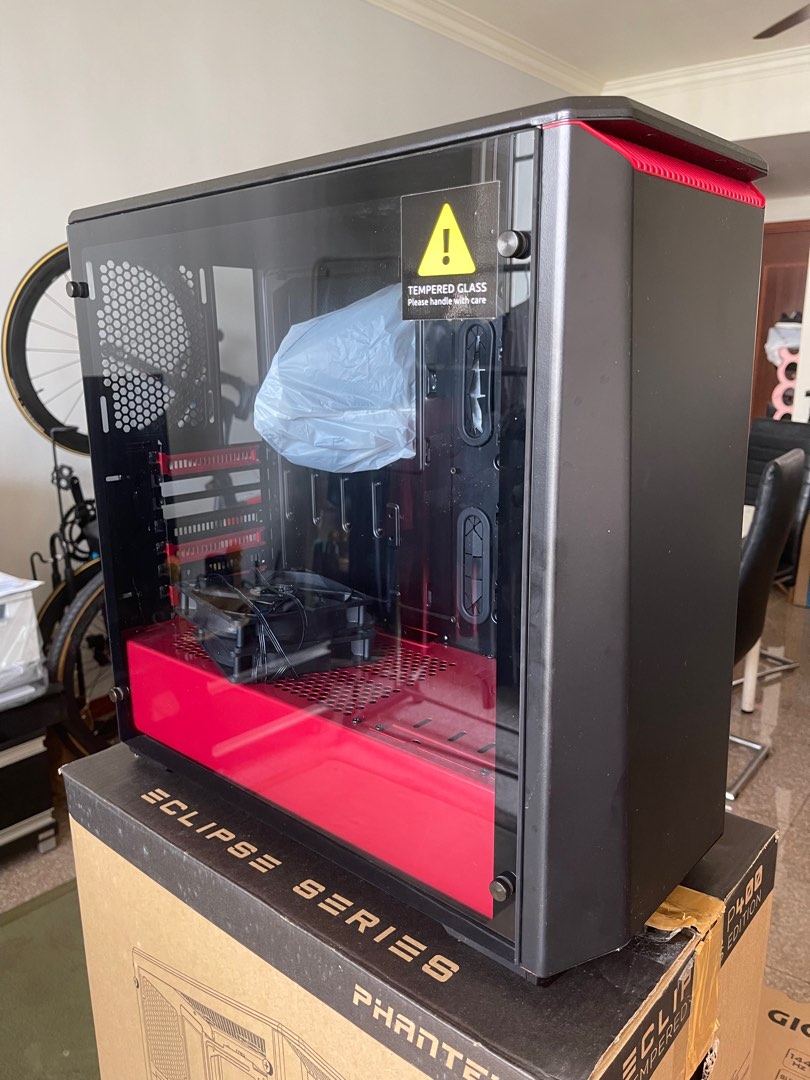 Gaming Desktop Casing only with tempered glass cover, Computers & Tech ...