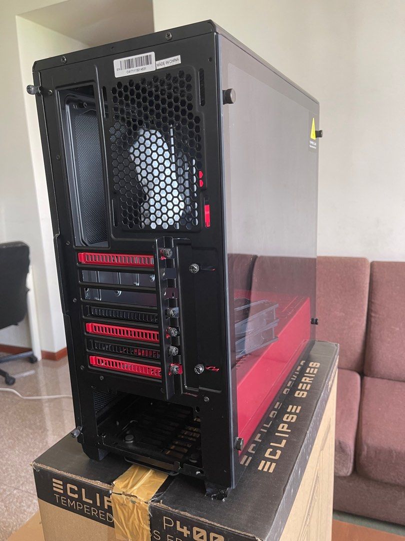 Gaming Desktop Casing only with tempered glass cover, Computers & Tech ...