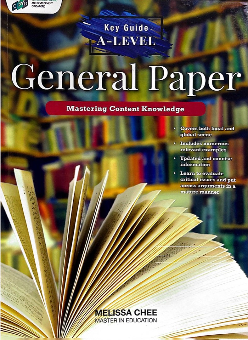 General Paper - Examples, Hobbies & Toys, Books & Magazines, Assessment ...