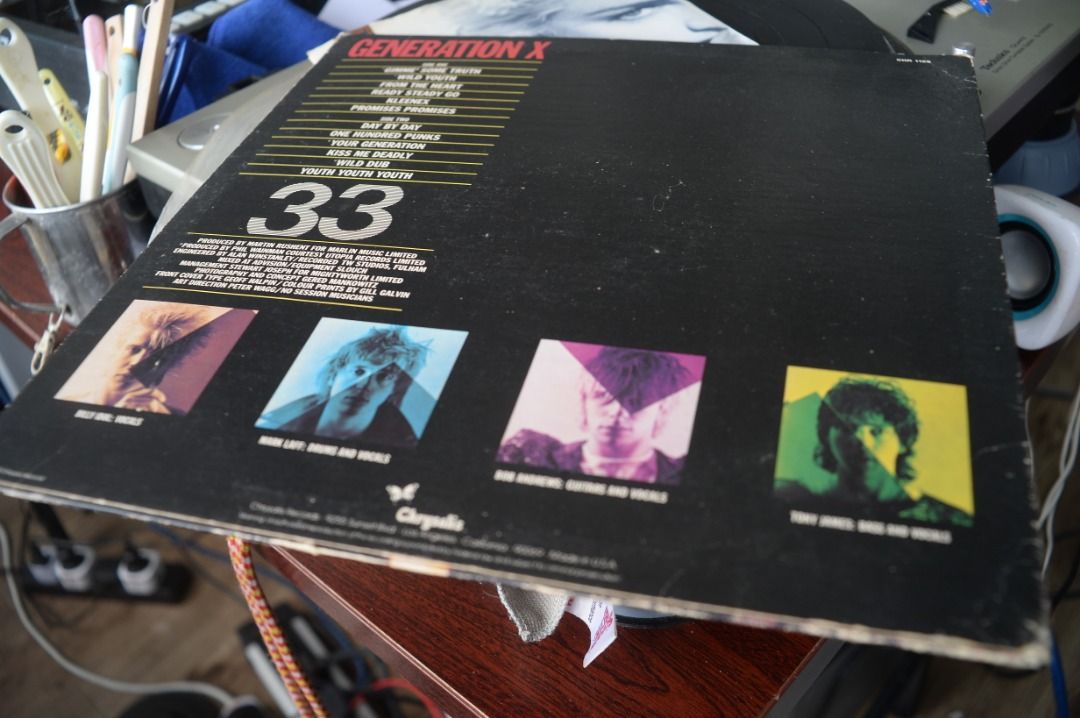 generation x debut vinyl 1978 vinyl lp usa original, 興趣及遊戲, 音樂、樂器 & 配件 ...