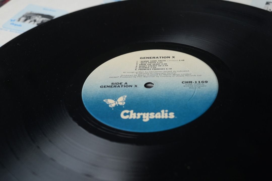 generation x debut vinyl 1978 vinyl lp usa original, 興趣及遊戲, 音樂、樂器 & 配件 ...