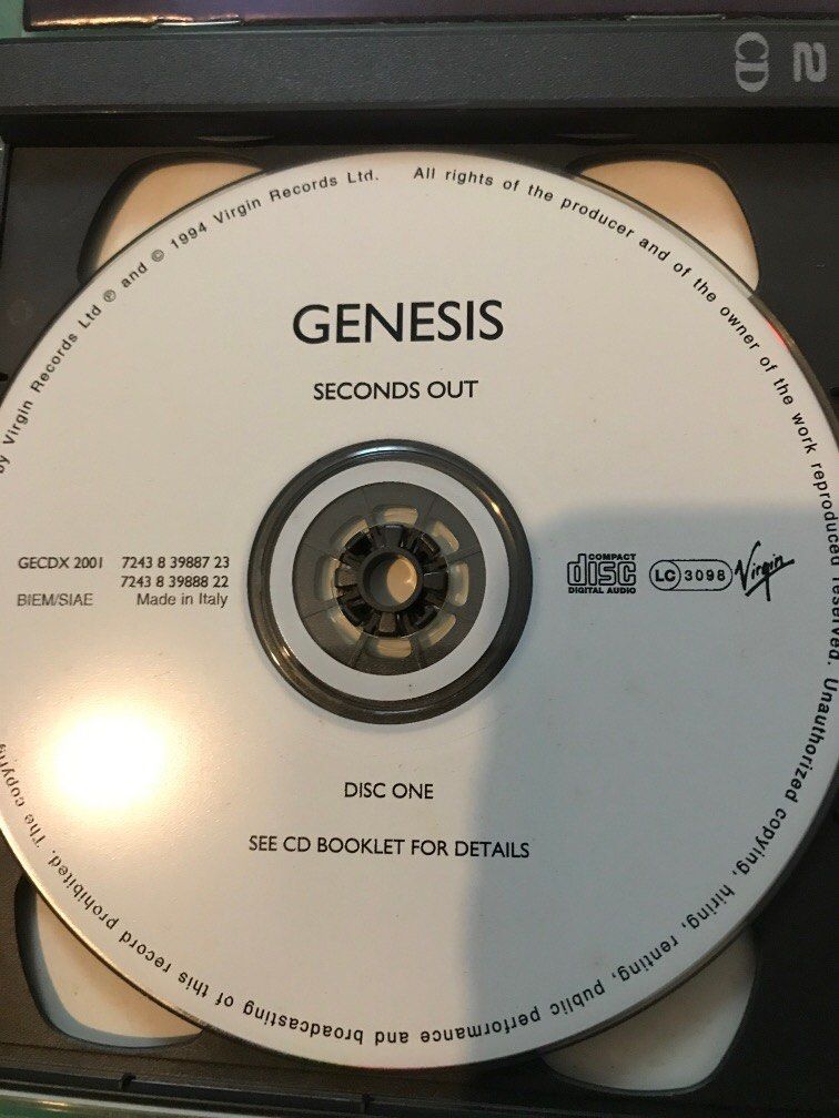 genesis seconds out dvd