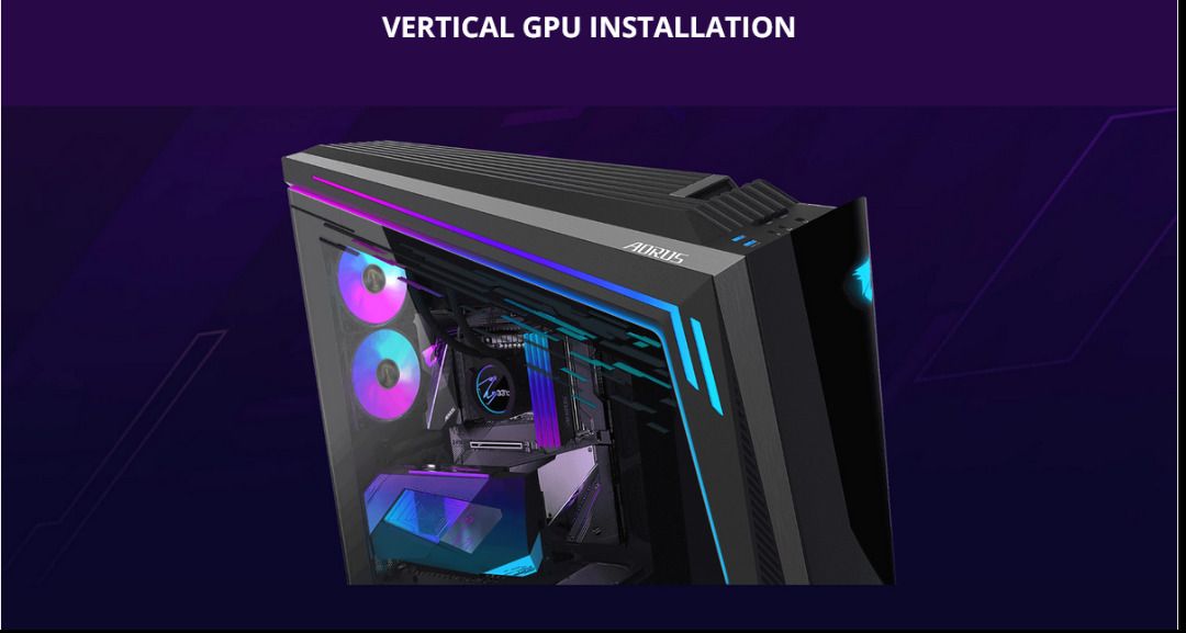 Gigabyte AORUS C700 Glass Full-Size Tempered Glass Both Side Panel Full ...