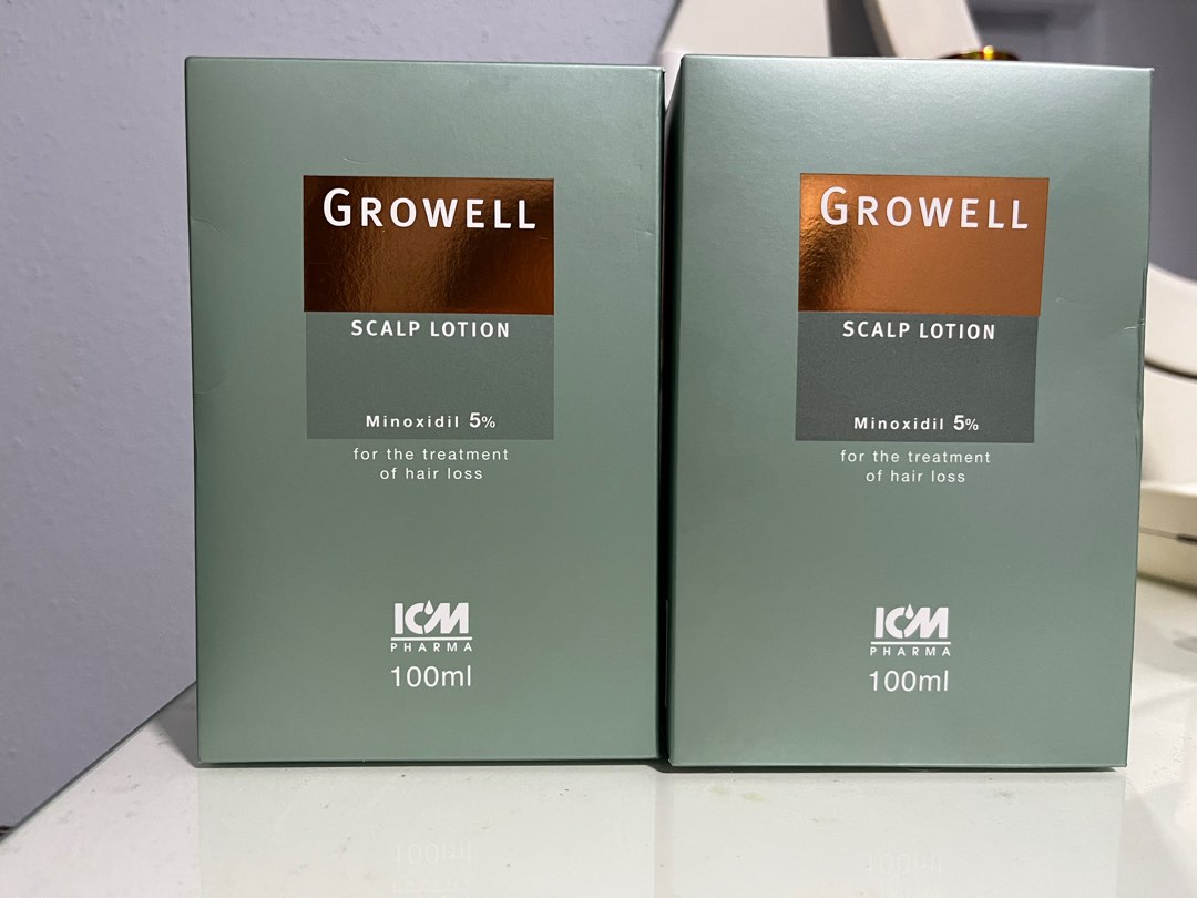 Growell minoxidil 5% (100ml), Beauty & Personal Care, Hair on Carousell