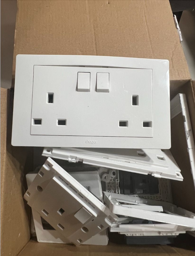 Hager Socket, TV & Home Appliances, Electrical, Adaptors & Sockets on ...