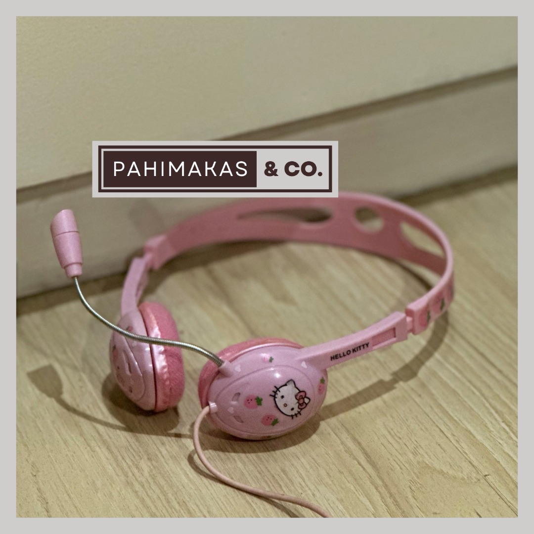Hello Kitty Headset with Microphone | Pahimakas & Co., Audio ...