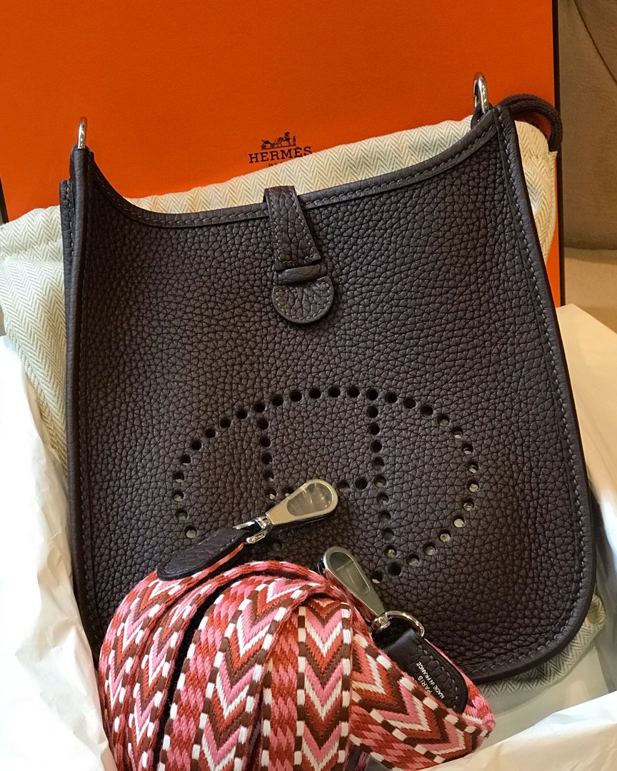 Hermes Mini Evelyn, Luxury, Bags & Wallets on Carousell