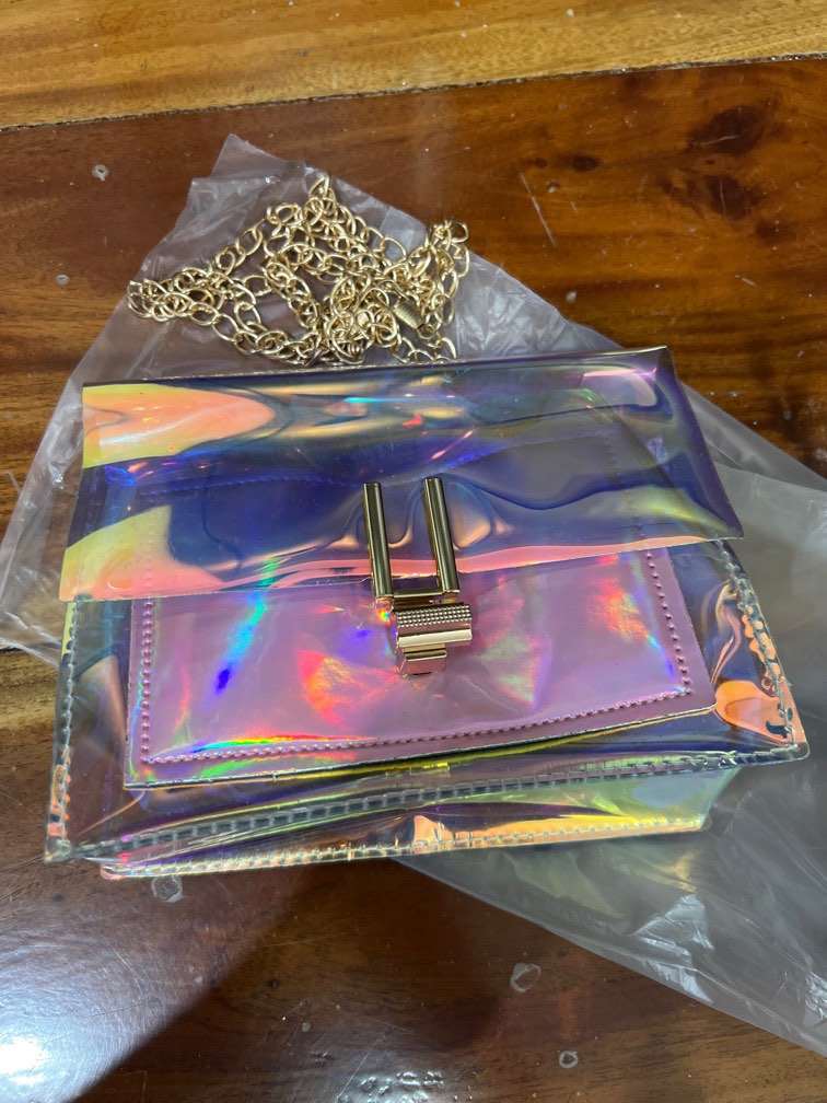 Holographic-looking Bag, Women's Fashion, Bags & Wallets, Cross-body ...