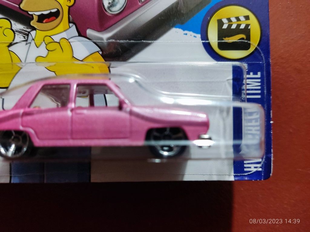 Hotwheels Matchbox - Simpsons Pink car on Carousell