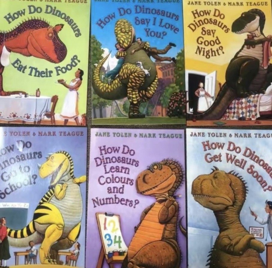 HOW DO DINOSAUR series of 6 copies, Hobbies & Toys, Books & Magazines ...