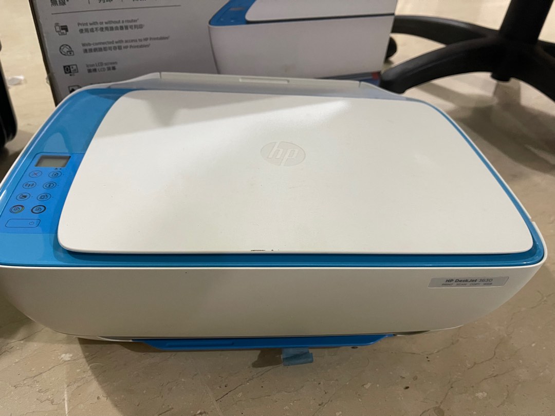 HP Deskjet 3630 wireless printer, Computers & Tech, Printers, Scanners ...