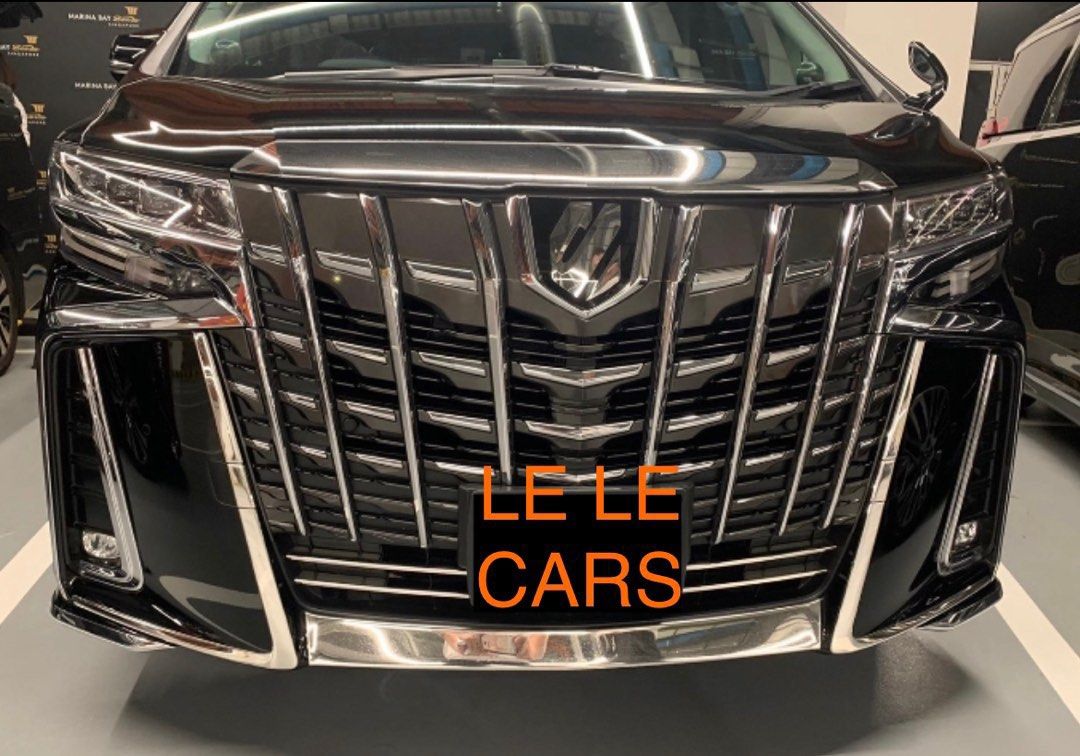 In Stock: Alphard 30 Series Front Bumper Chrome, Car Accessories ...