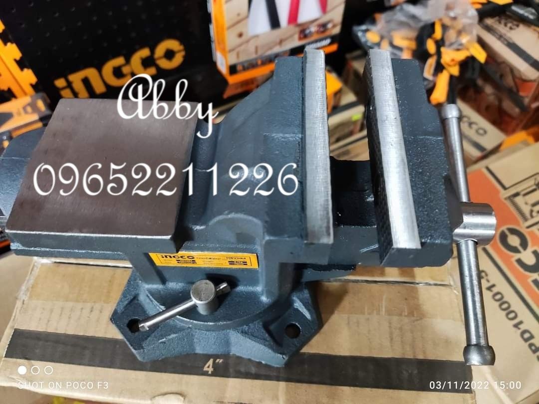 INGCO 4" Bench Vice - HBV084, Commercial & Industrial, Construction ...