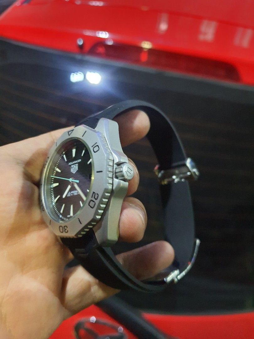 JAM SPORT TAG HEVER AUTOMATIC, Fesyen Pria, Jam Tangan di Carousell