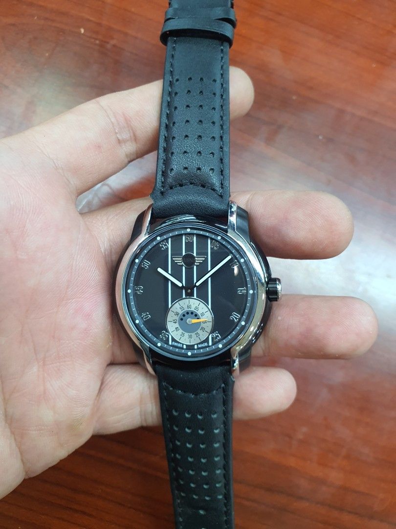 JAM TANGAN MINI COOPER, Fesyen Pria, Jam Tangan di Carousell