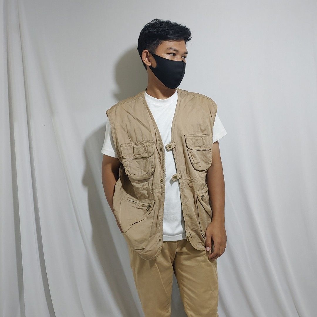 JUAL ROMPI VEST OUTDOOR DENIM JANDDECER BASIC KEREN MAKSIMAL ORIGINAL ...