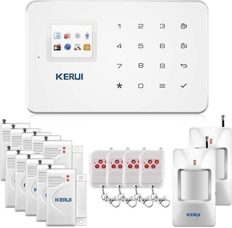 KERUI G18 Business GSM Wireless Burglar Alarm Auto Dial External Siren ...