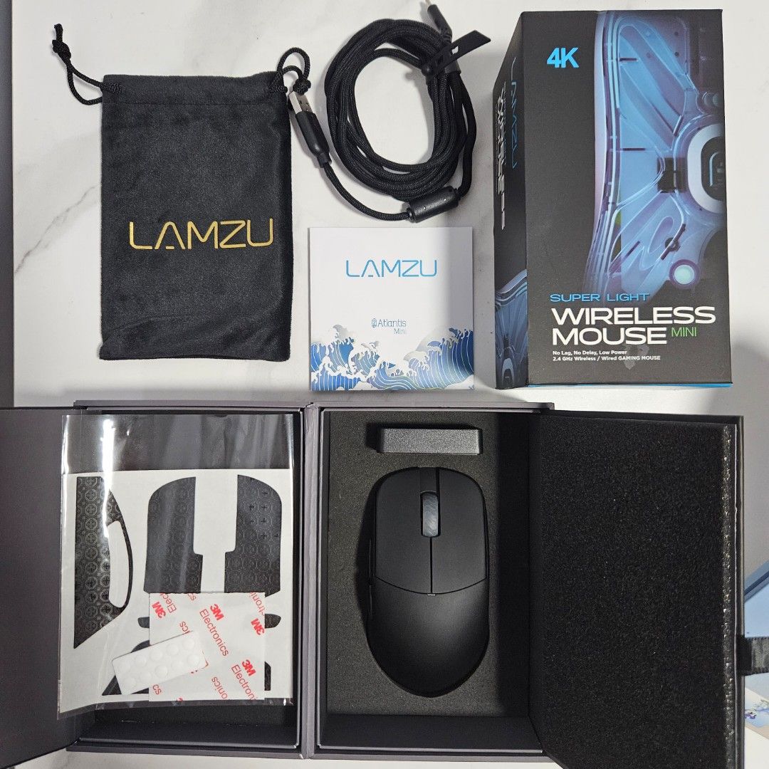 Lamzu Atlantis Mini 4k wireless gaming mouse, Computers & Tech, Parts ...