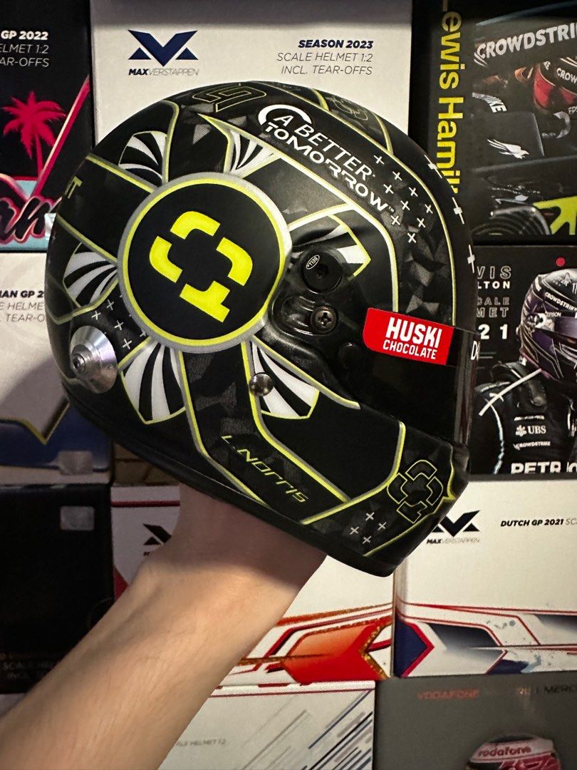 Lando norris quadrant f1 mini helmet, Hobbies & Toys, Memorabilia ...