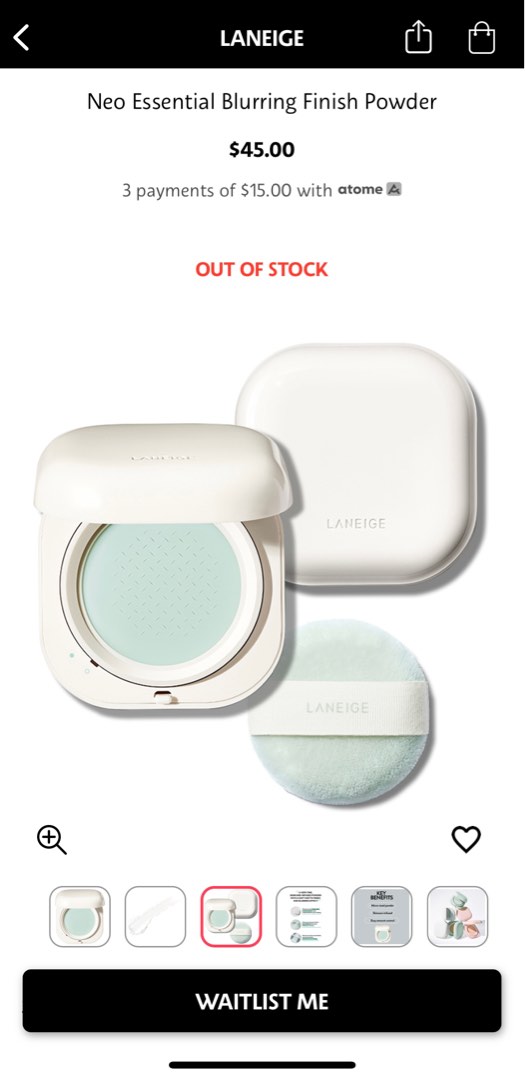 Laneige Neo Essential Blurring Finish Powder, Beauty & Personal Care ...