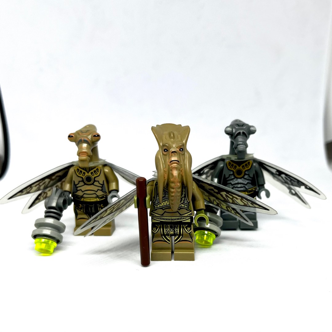 LEGO Star Wars Geonosian Lot ( Poggle the Lesser, Geonosian warrior and ...