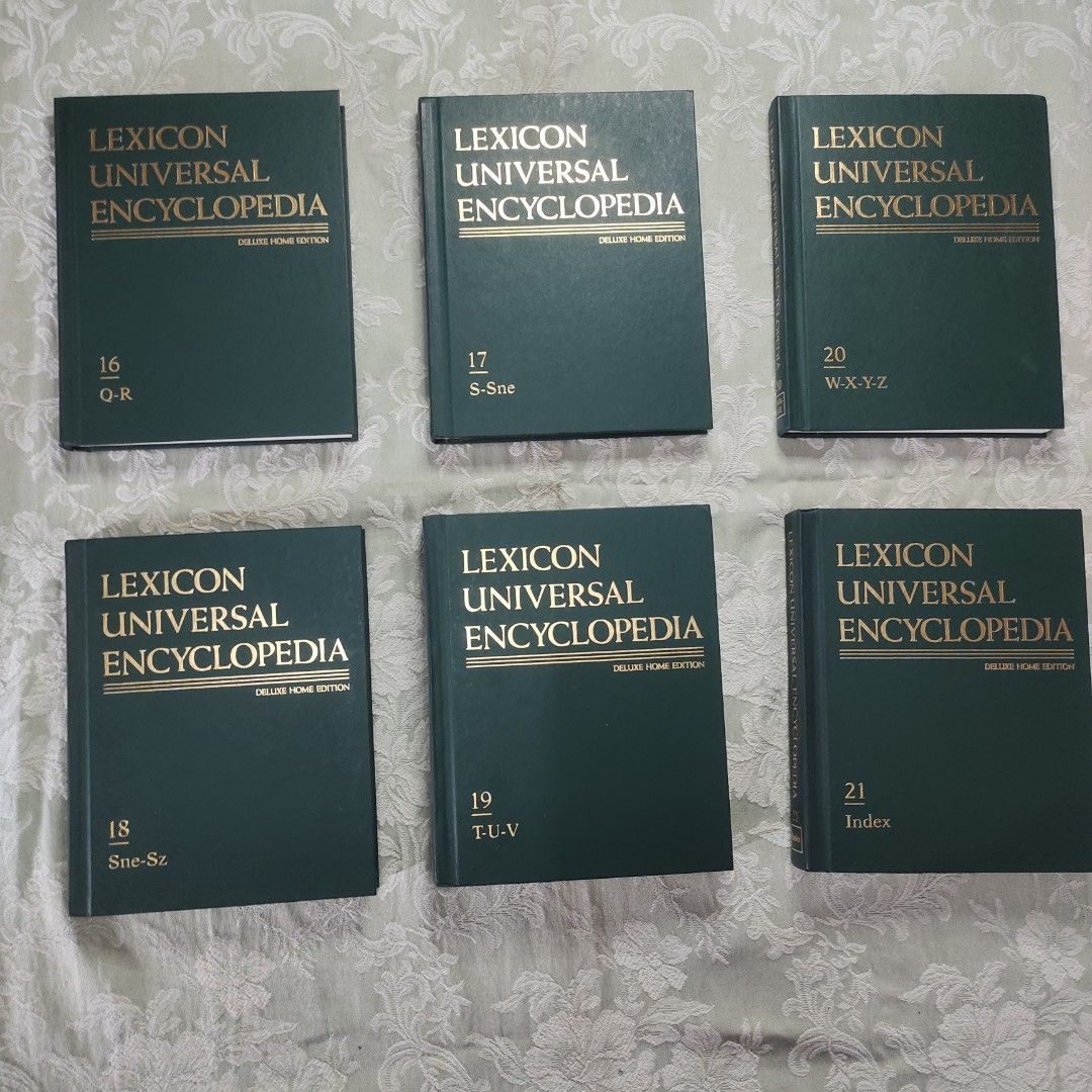 Lexicon Universal Encyclopedia, Hobbies & Toys, Books & Magazines, Textbooks on Carousell
