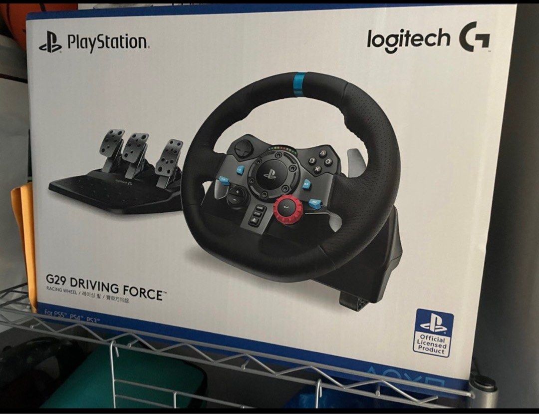 Logitech G29 Steering Wheel, Video Gaming, Gaming Accessories ...