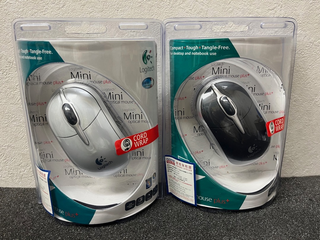 Logitech Mini Optical Mouse plus+, 電腦＆科技, 電腦周邊及配件, 電腦滑鼠及相關產品 - Carousell