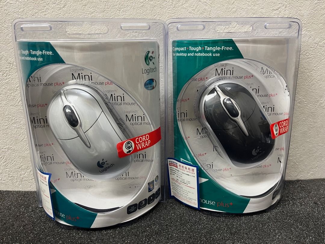 Logitech Mini Optical Mouse plus+, 電腦＆科技, 電腦周邊及配件, 電腦滑鼠及相關產品 - Carousell