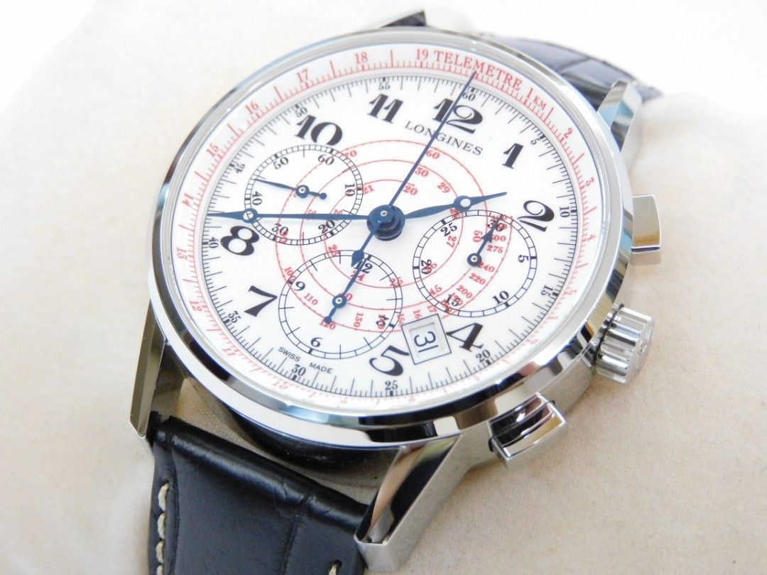 Longines Heritage Telemeter Chronograph, Luxury, Watches on Carousell