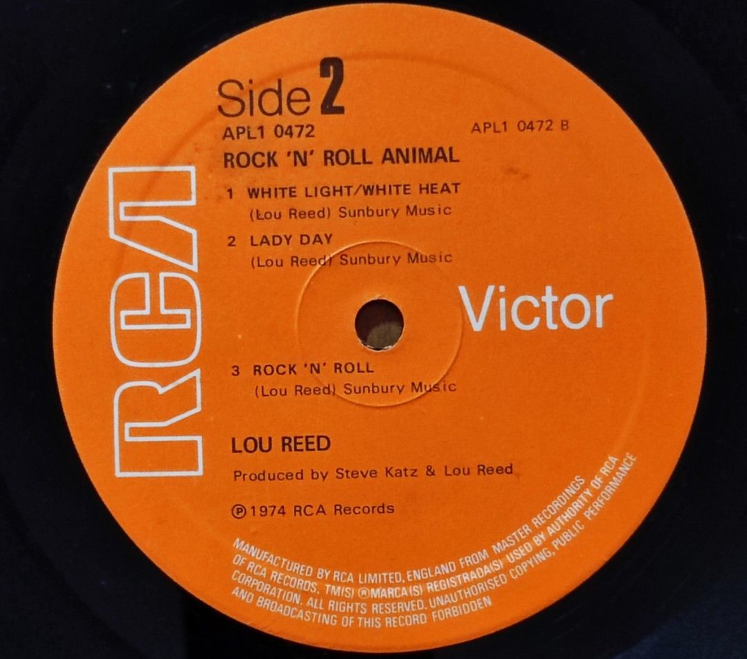Lou Reed - Rock 'n' Roll Animal[LP], Hobbies & Toys, Music & Media, Vinyls on Carousell