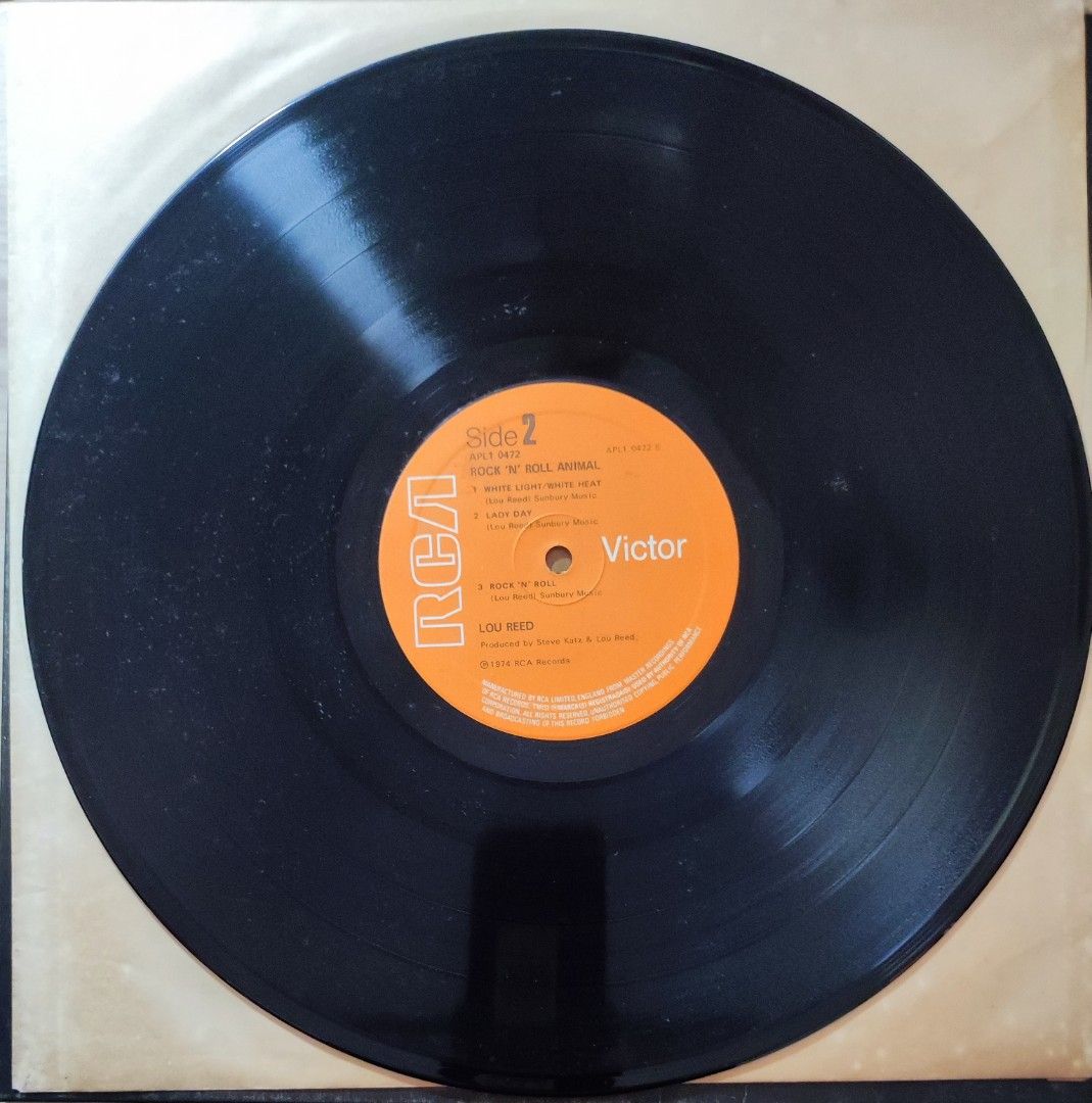 Lou Reed - Rock 'n' Roll Animal[LP], Hobbies & Toys, Music & Media, Vinyls on Carousell