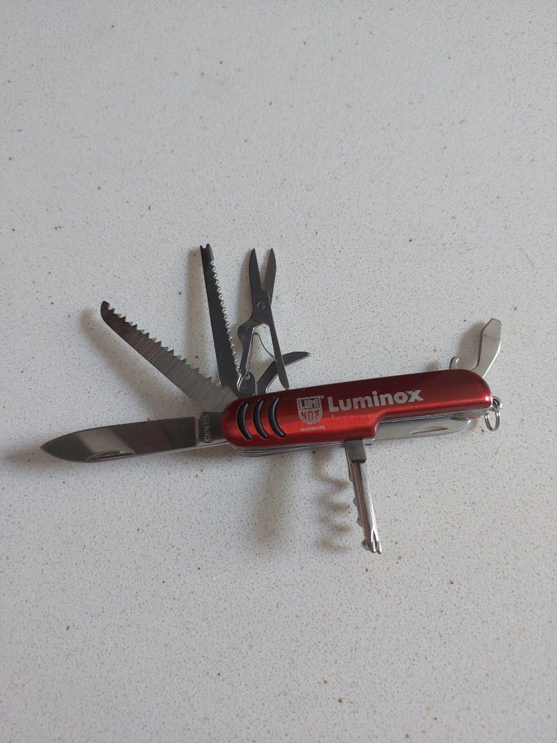 Luminox Swiss army knife, Sports Equipment, Hiking & Camping on Carousell