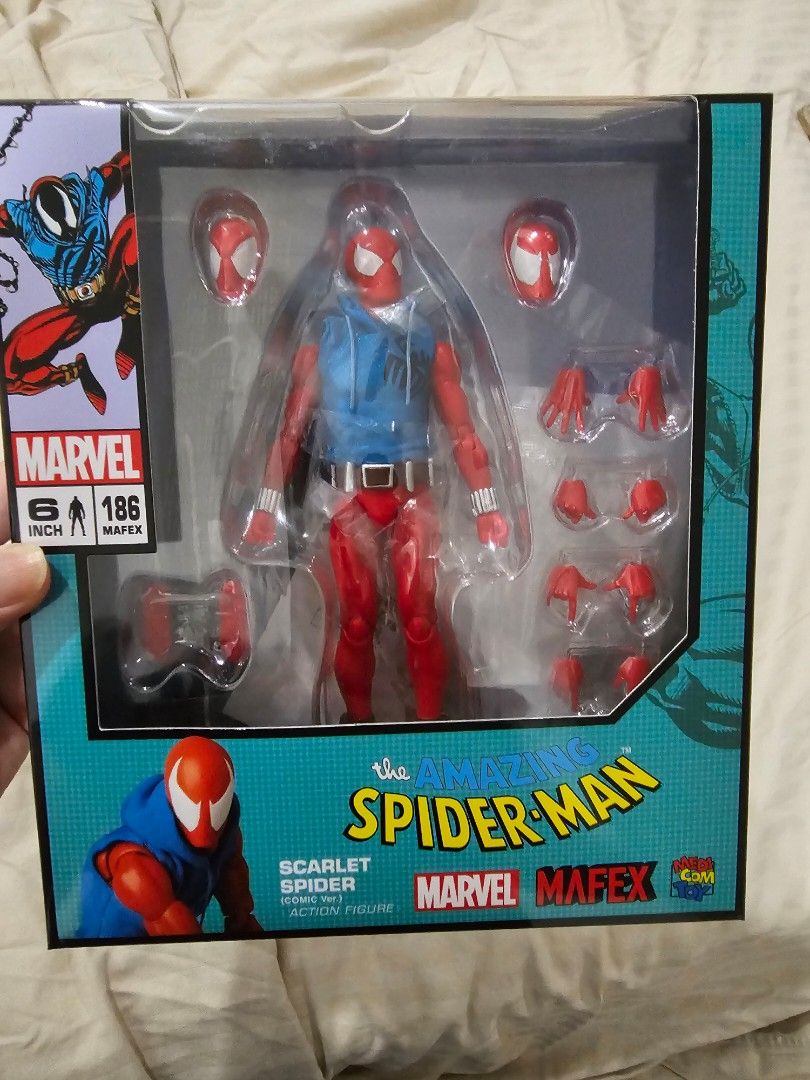 Mafex Scarlet Spider-Man on Carousell